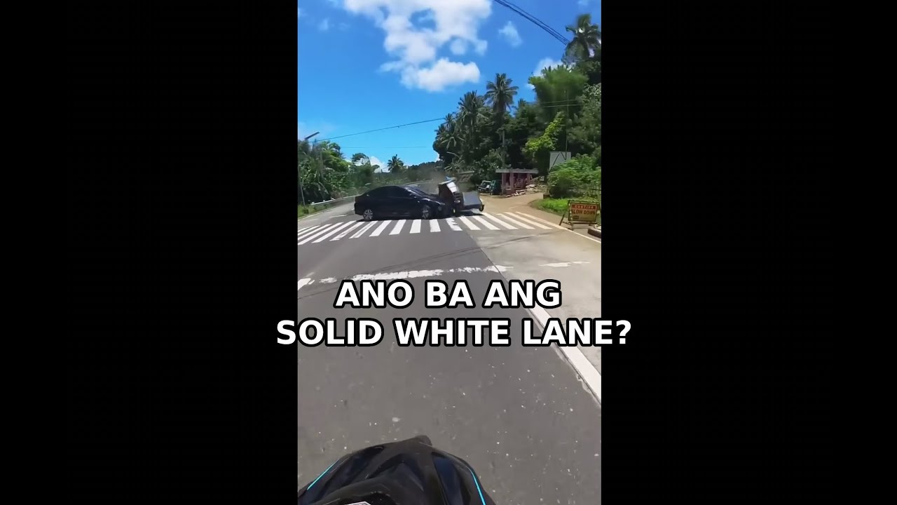 Episode 9: ANO BA ANG SOLID WHITE LANE? | Road Rage Philippines - YouTube