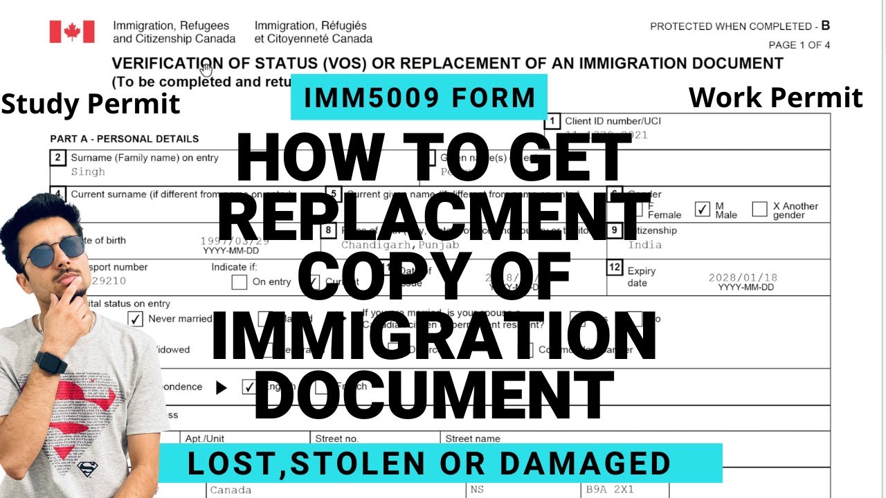 How to apply for a Replacement copy of an Immigration Document ...