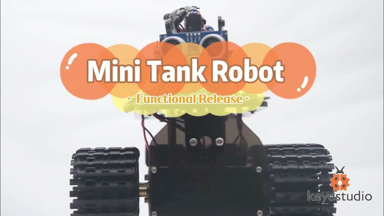 KEYESTUDIO 丨KS0428 Mini Tank Robot V2 Small body, huge power! conquers ...