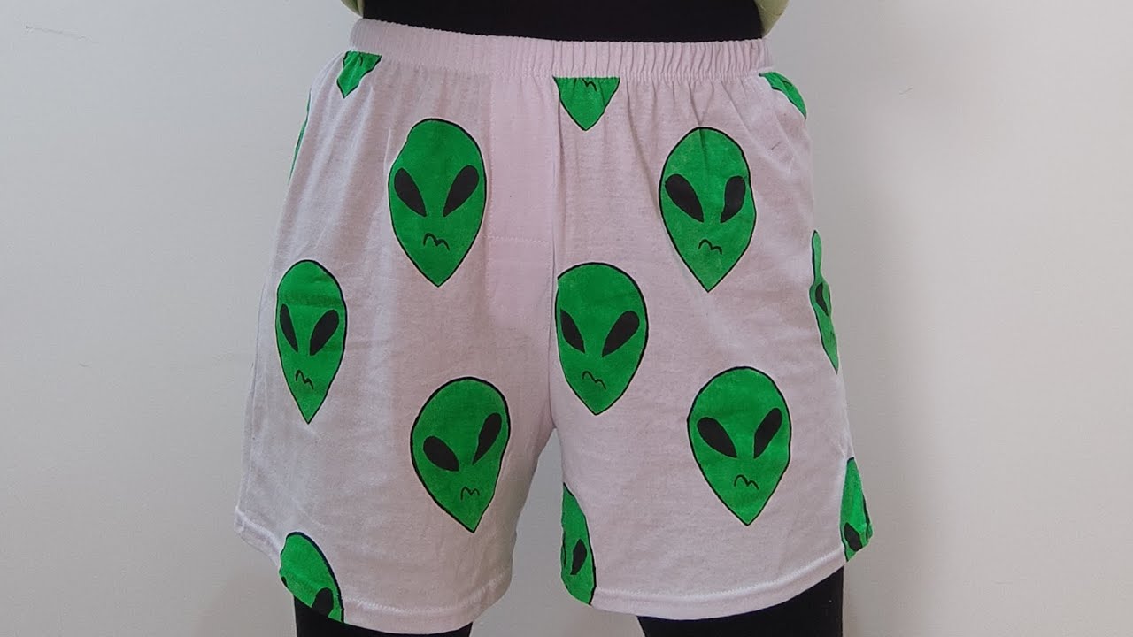 Cueca/Boxers de alien da Peridot// Tutorial Diy 💚👽 - YouTube