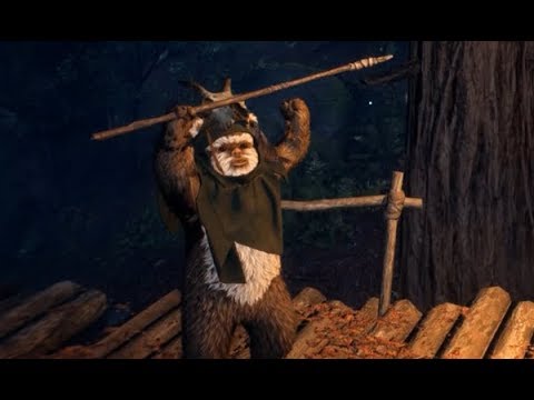 Star Wars Battlefront 2 Ewok Hunt 1 MVP - YouTube
