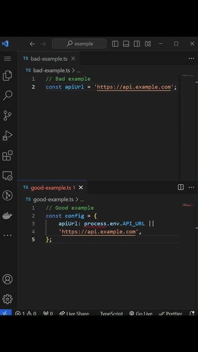 Clean Code Avoiding Hard Coding Configurations Typescript Cleancode Programming Youtube 