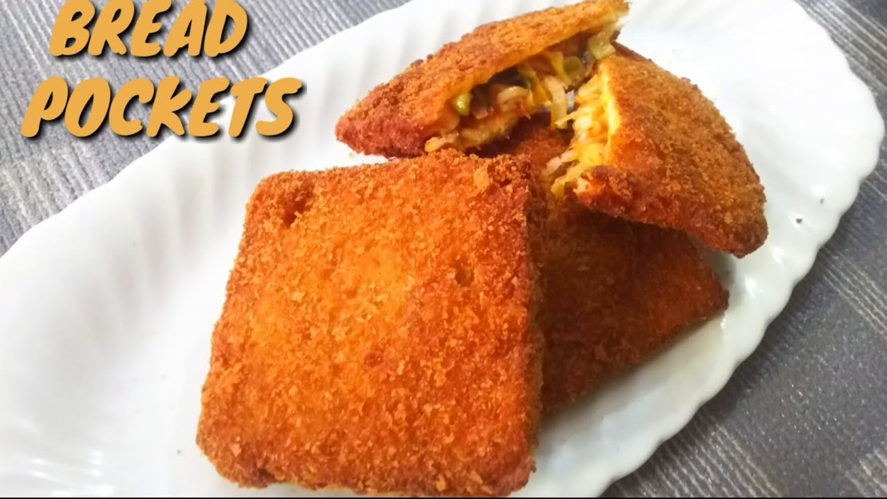 Bread Pockets | Ramzan Special Recipe | Vegetable Cheese bread Pockets ...