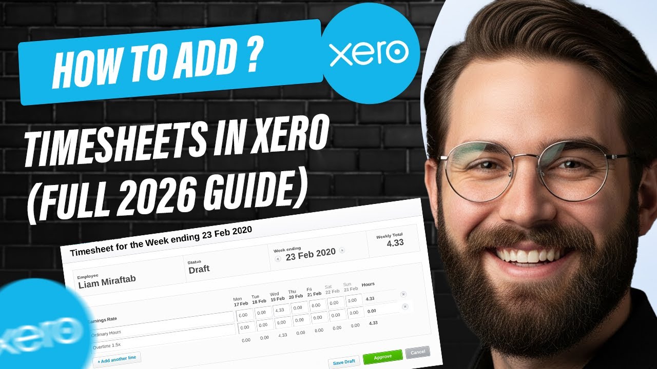 How to Add Timesheets in Xero (Full Guide) - YouTube