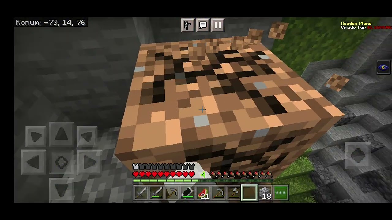 Minecraft pe modlu survival bölüm 2 - YouTube