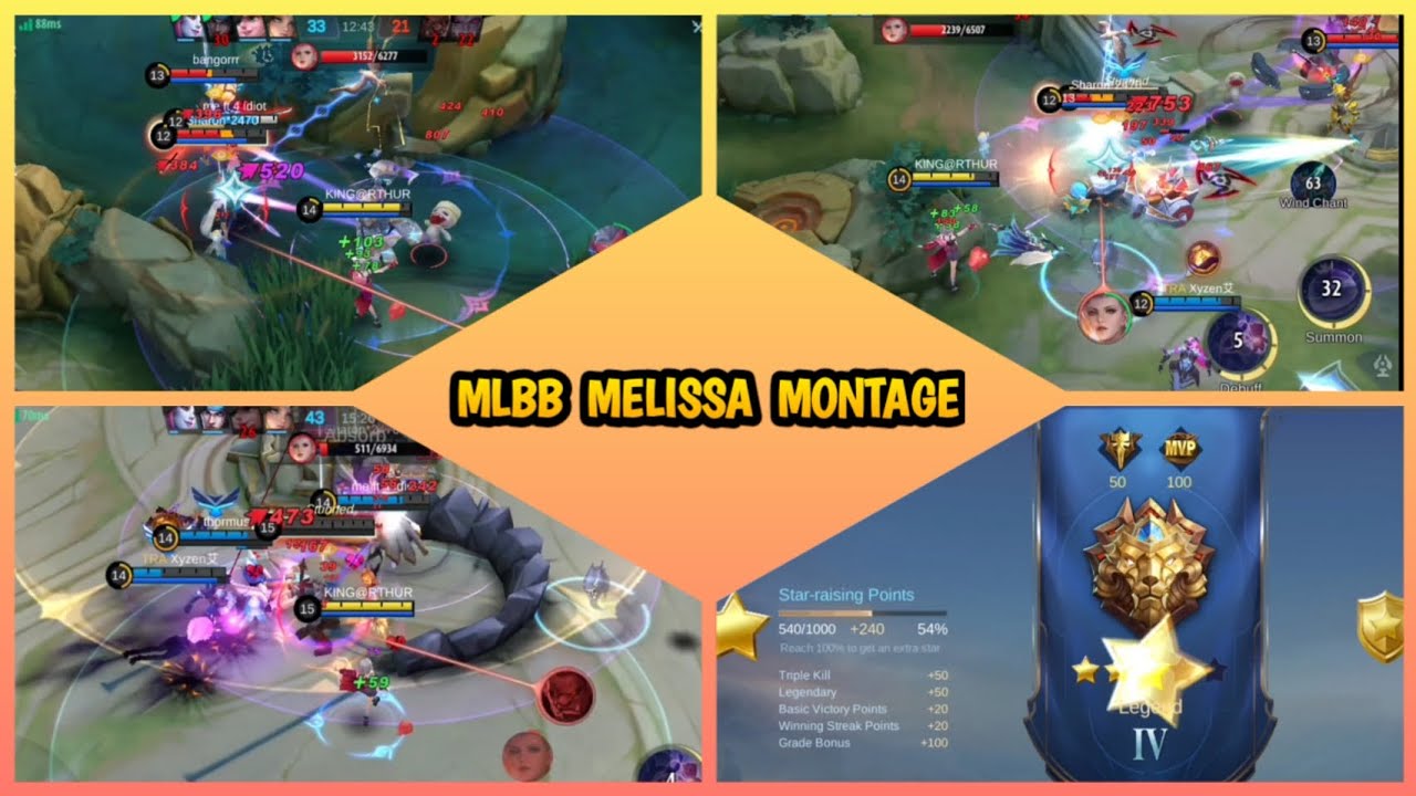 MLBB MELISSA MONTAGE | MLBB MELISSA QUICK SHOTS | #mlbb #mobilelegends ...