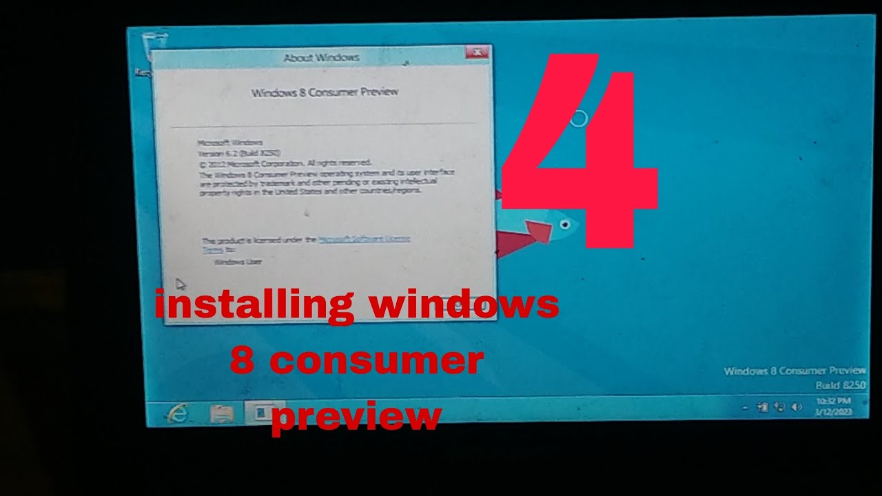 installing windows 8 consumer preview part 4 - YouTube
