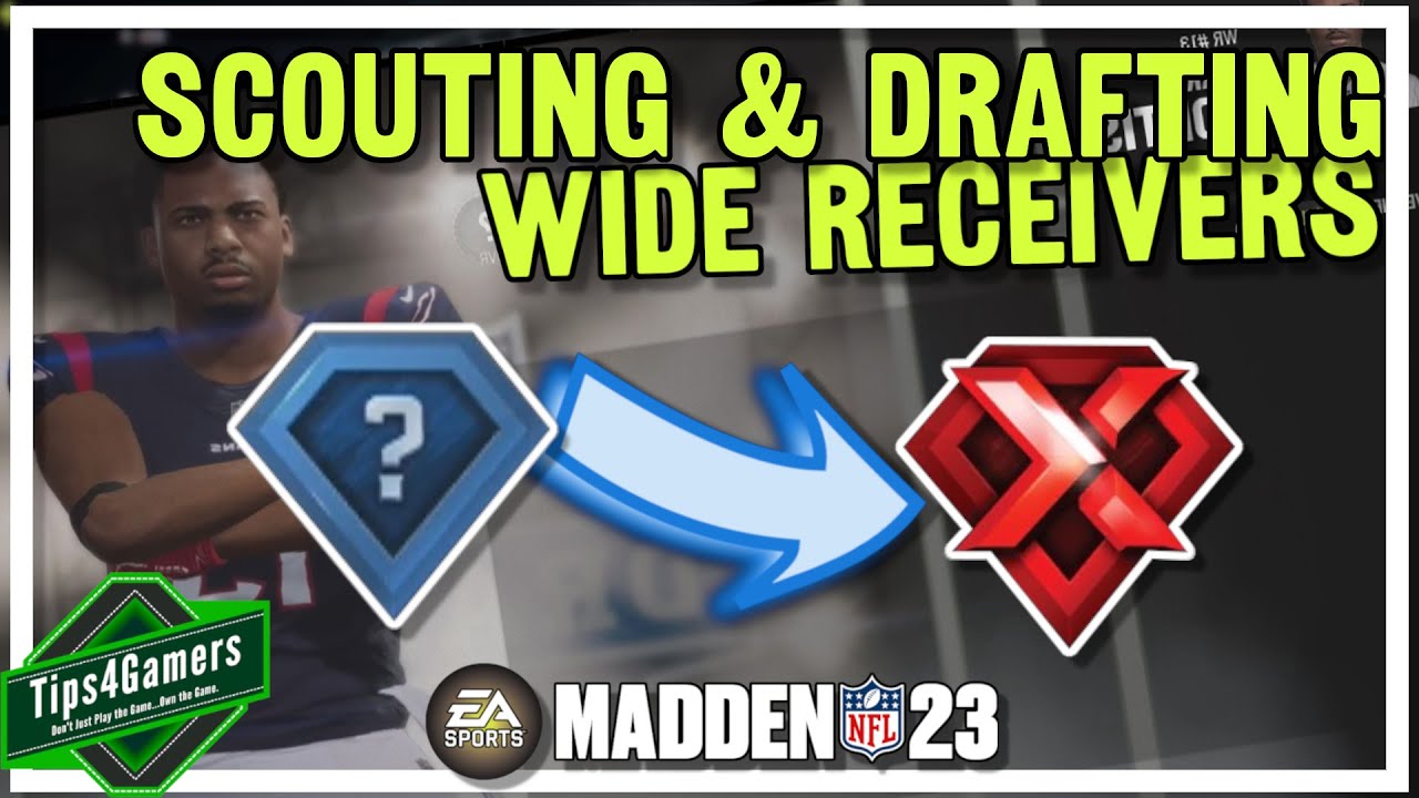 How to Scout and Draft Wide Receivers Madden 23 Franchise Mode - YouTube
