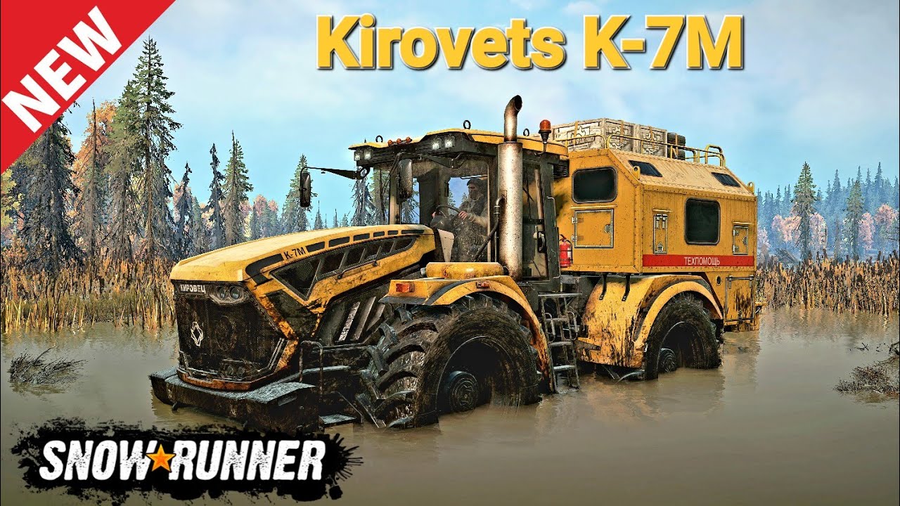 New Kirovets K7M Vehicles In SnowRunner - YouTube