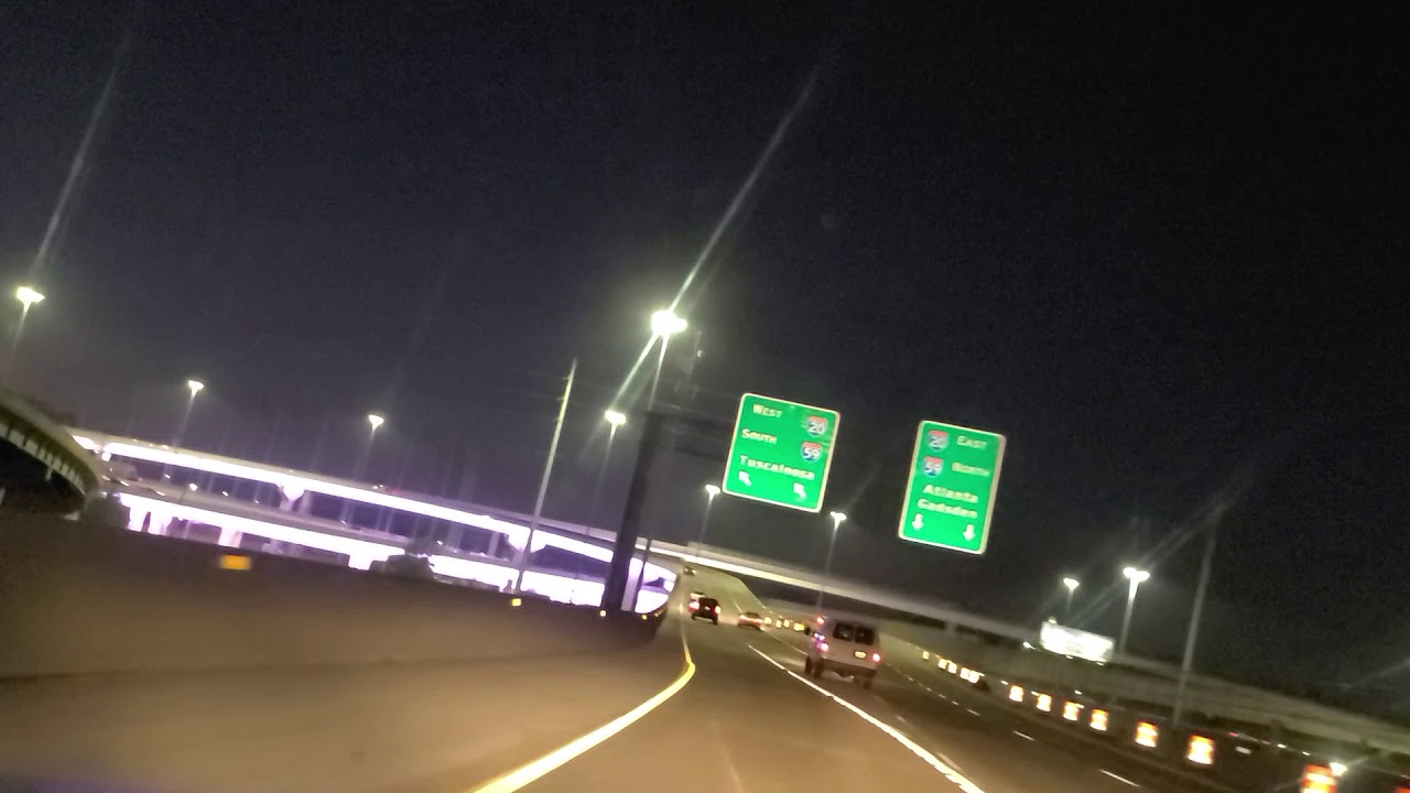 New Downtown Birmingham, Alabama Junction City Lights - YouTube