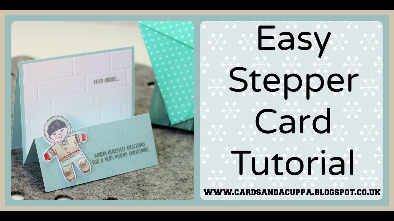 Make a Stepper Card and Matching Envelope. For a card using Cookie ...