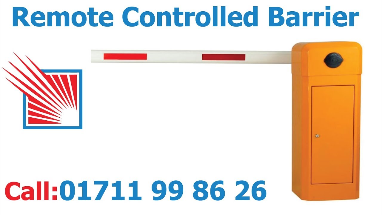 Remote Control Push Switch Car Parking Barrier Gate in Bangladesh - YouTube