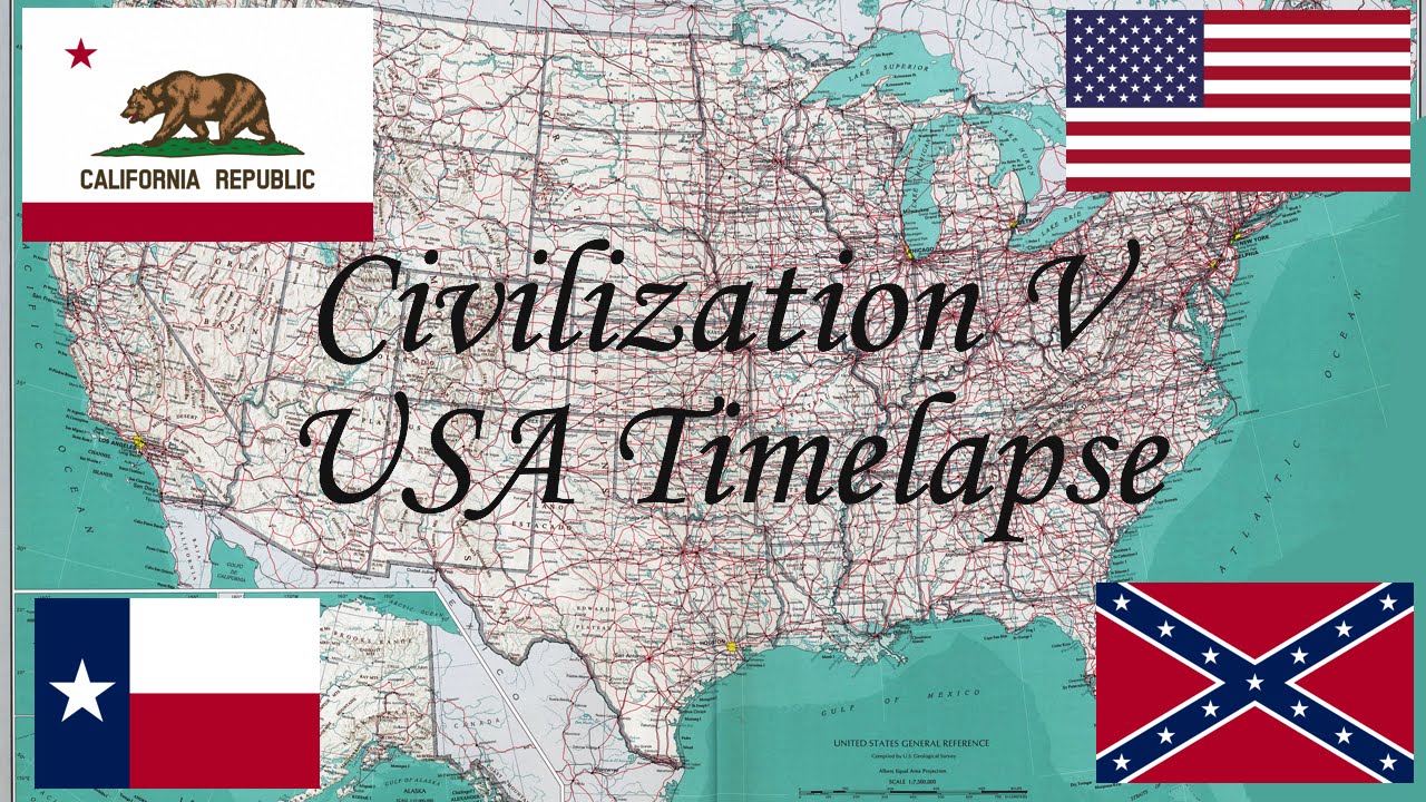Civilization V Timelapse: USA - YouTube