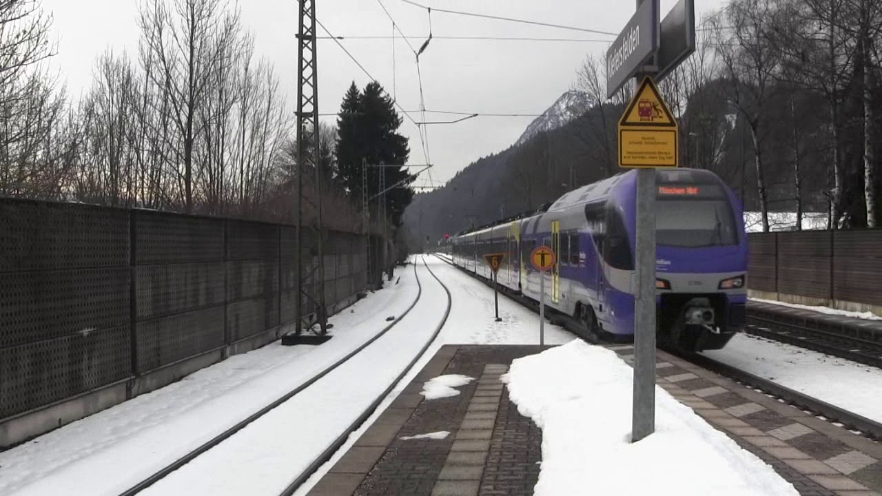 Kiefersfelden Bhf. mit Schenker-Zug, Vectron, Railjets, Meridian ...