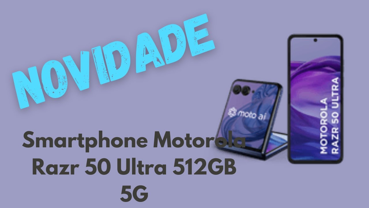 Smartphone Motorola Razr 50 Ultra 512GB Navy Blue 5G 24GB RAM 6,9" Câm ...