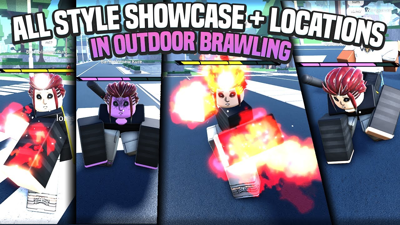 ALL STYLE w/ SKILLS SHOWCASE + LOCATIONS in OUTDOOR BRAWLING ...