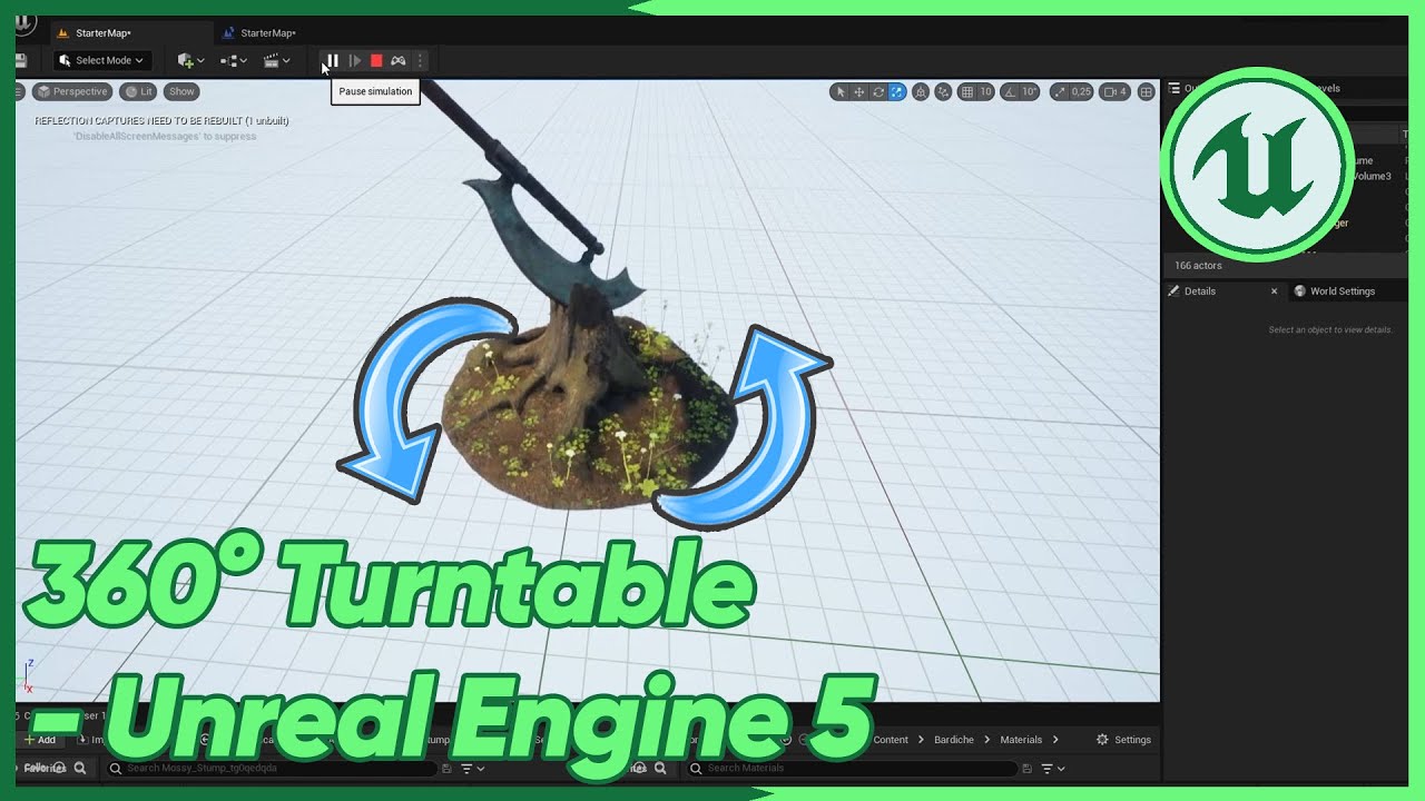 How to Set Up a 360° Turntable #1 - Unreal Engine 5 - YouTube