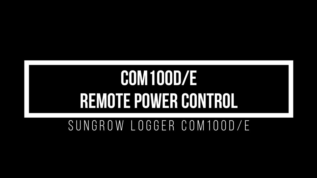 ⚡️ Guideline for Testing Remote Power Control of Active Power ⚡️ - YouTube