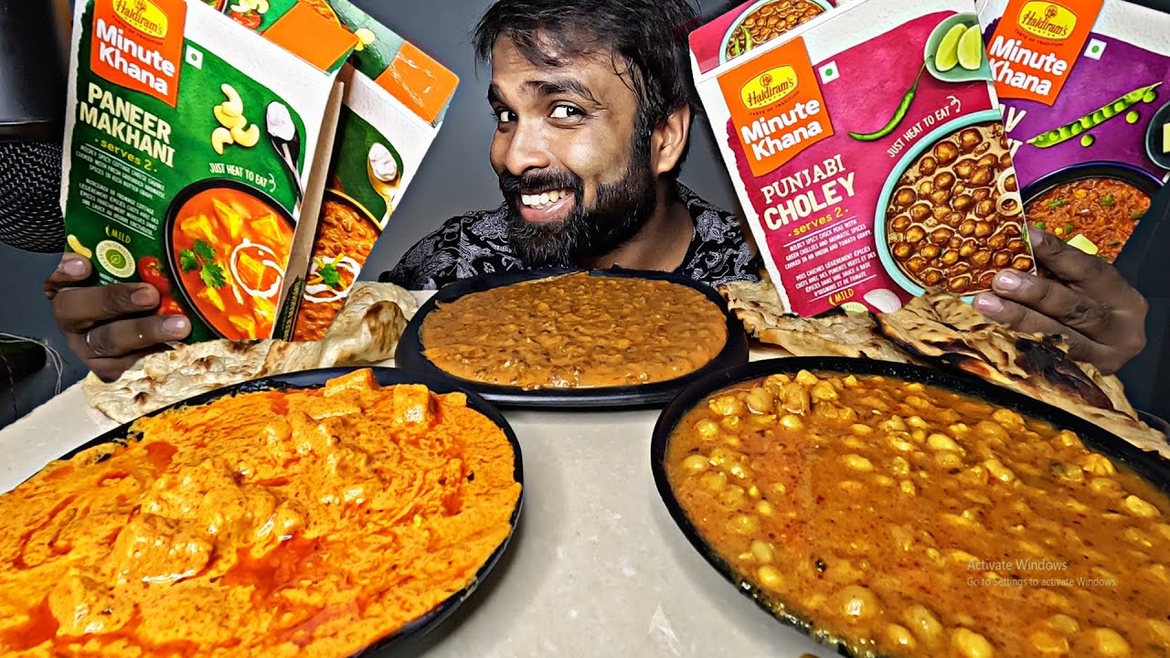 Paneer Makhani, Daal Makhani, Punjabi Chole| Haldiram minute Food ...