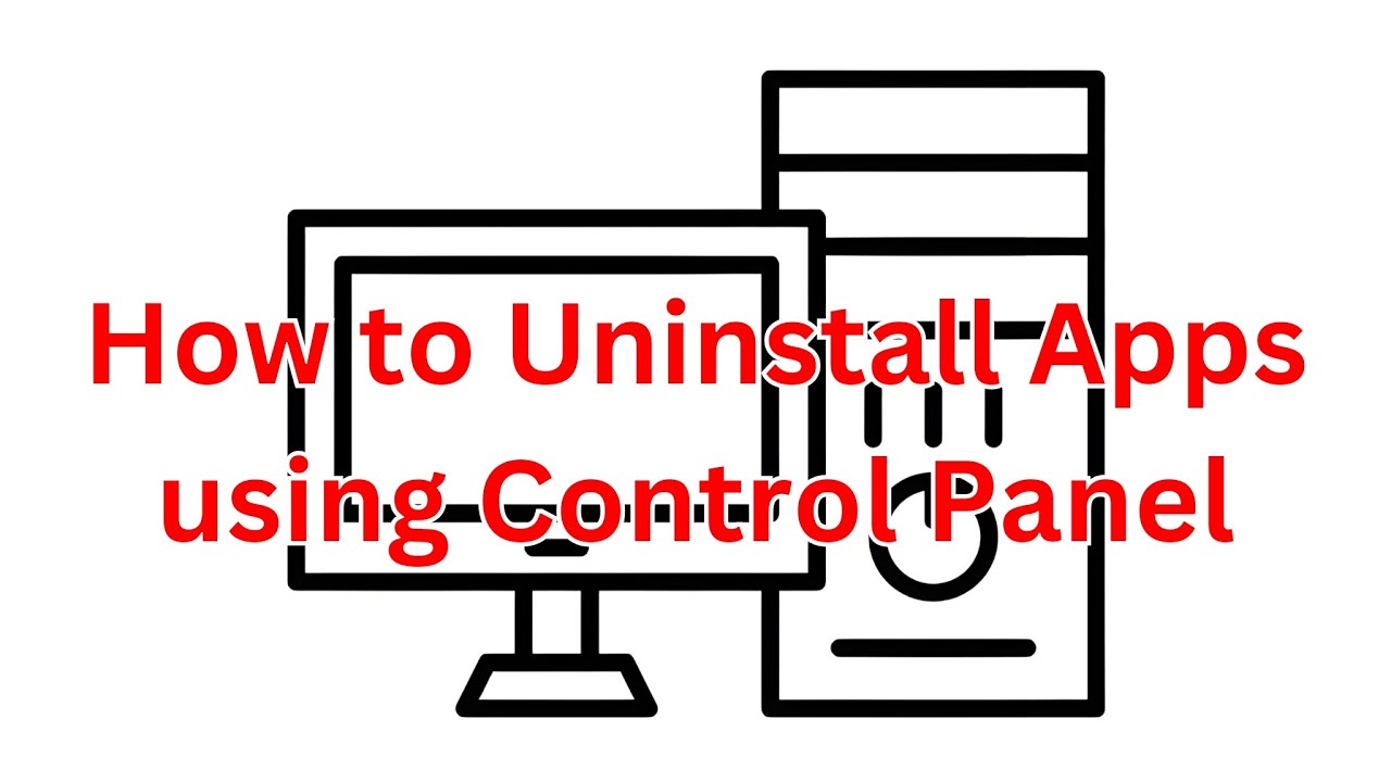 How to Uninstall Apps using Control Panel - YouTube