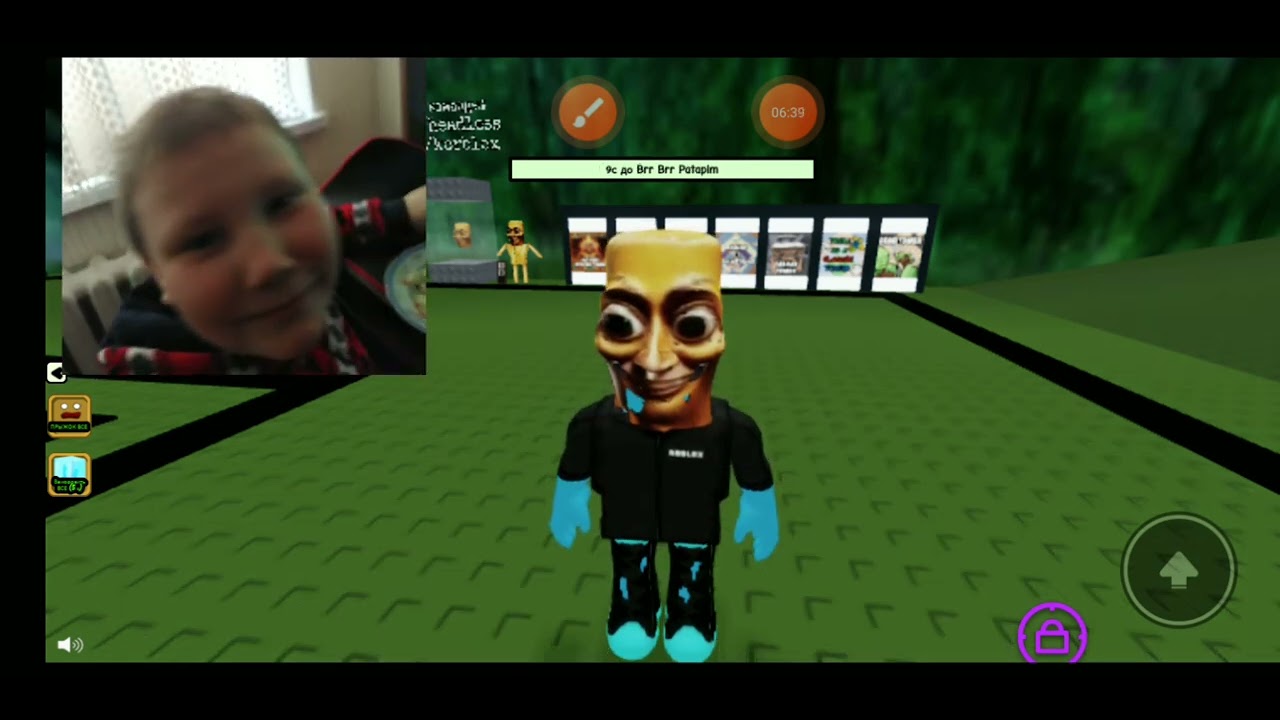 Как я с Владом прохожу в roblox башню BBr BBr Patapim - YouTube