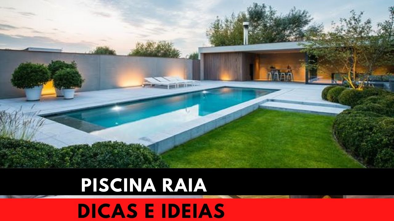 Medidas de Como Criar Piscina Residencial com Raia - YouTube