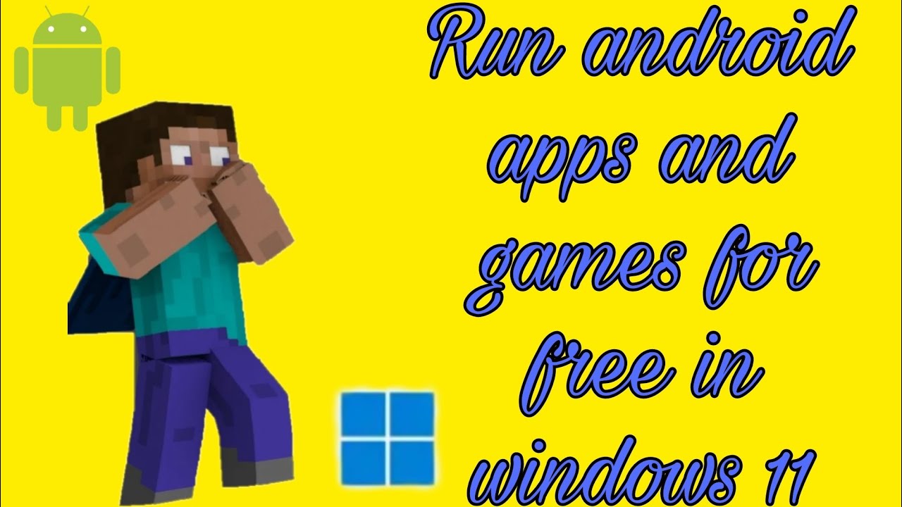 How to run android apps and games for free in windows 11 #android # ...