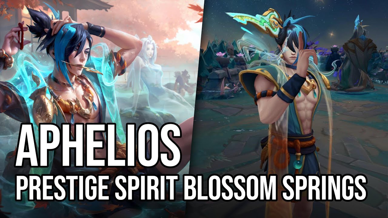Prestige Spirit Blossom Springs Aphelios Skin | League of Legends ...