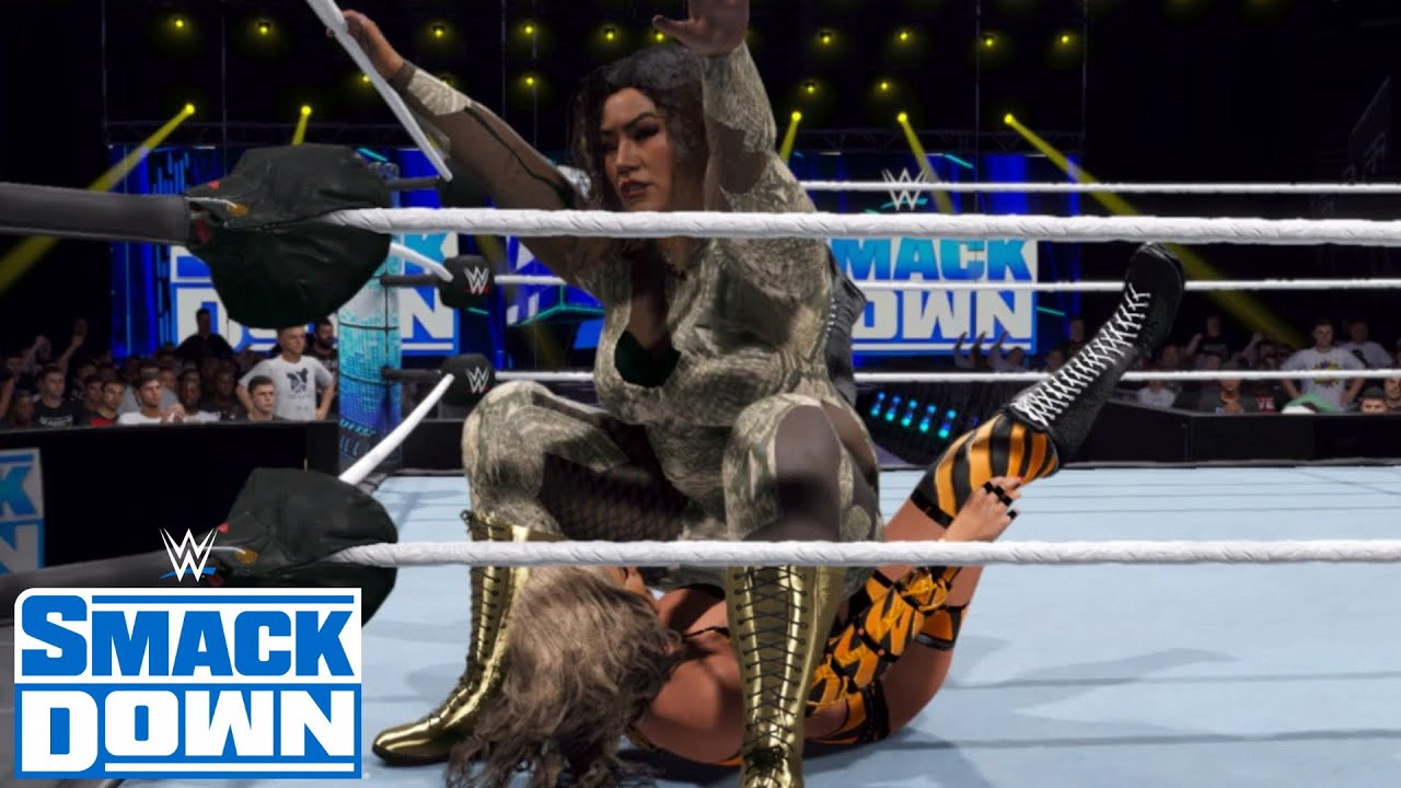 WWE 2K24 SMACKDOWN NIKKITA LYONS ANSWERS NIA JAX CHALLENGE FOR WWE ...
