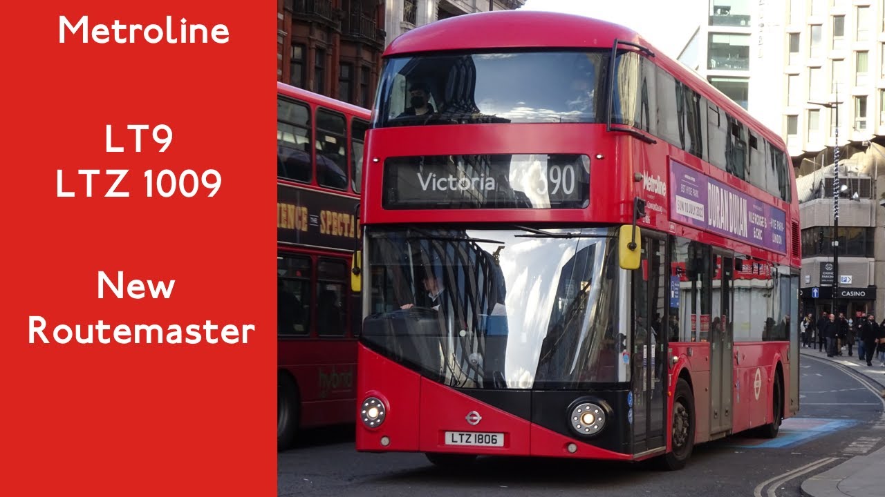 Metroline LT9 LTZ 1009 New Routemaster - YouTube