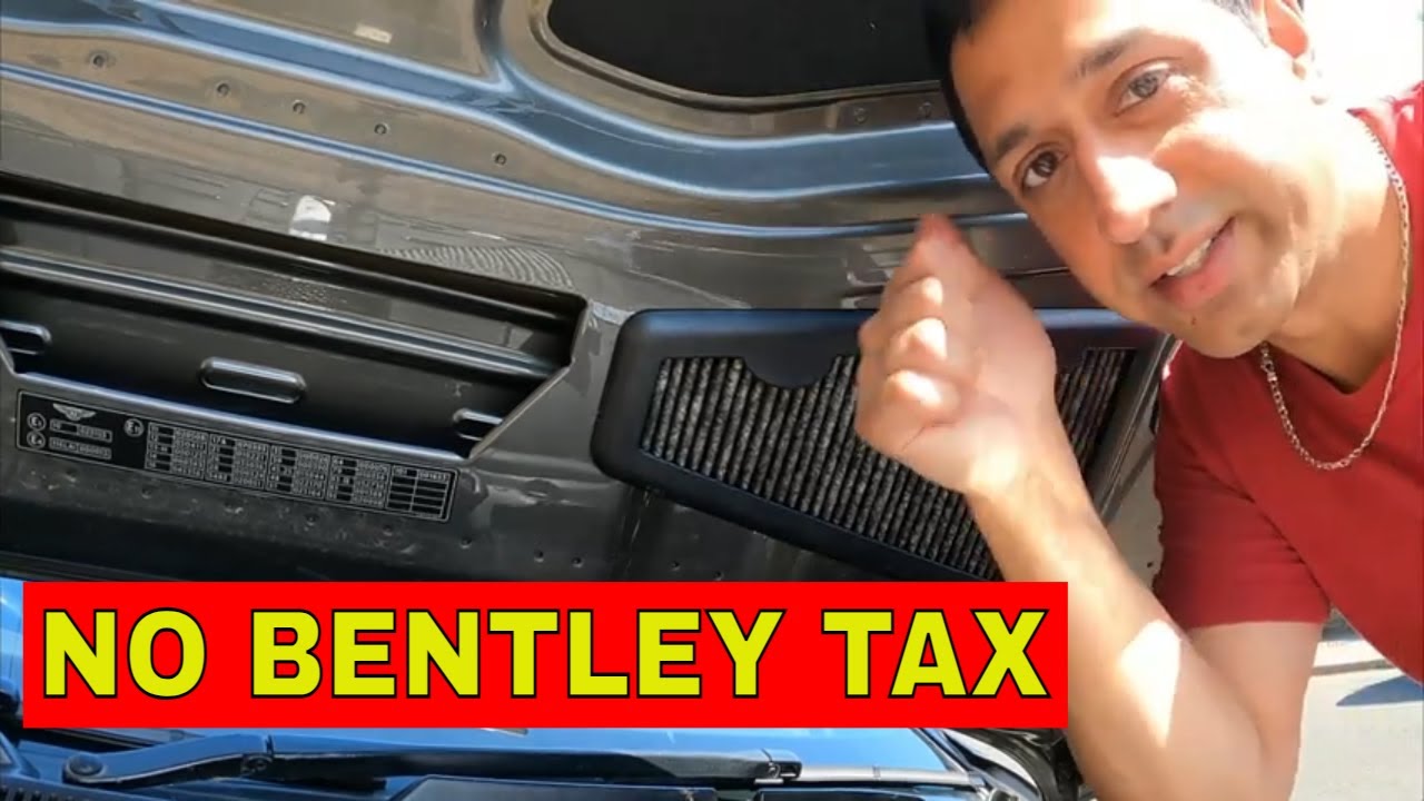 BENTLEY POLLEN FILTER - NO BENTLEY TAX ON THIS! #shorts - YouTube
