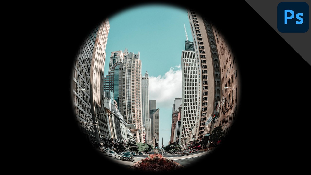 Create a Fisheye Lens Effect | PHOTOSHOP TUTORIAL - YouTube