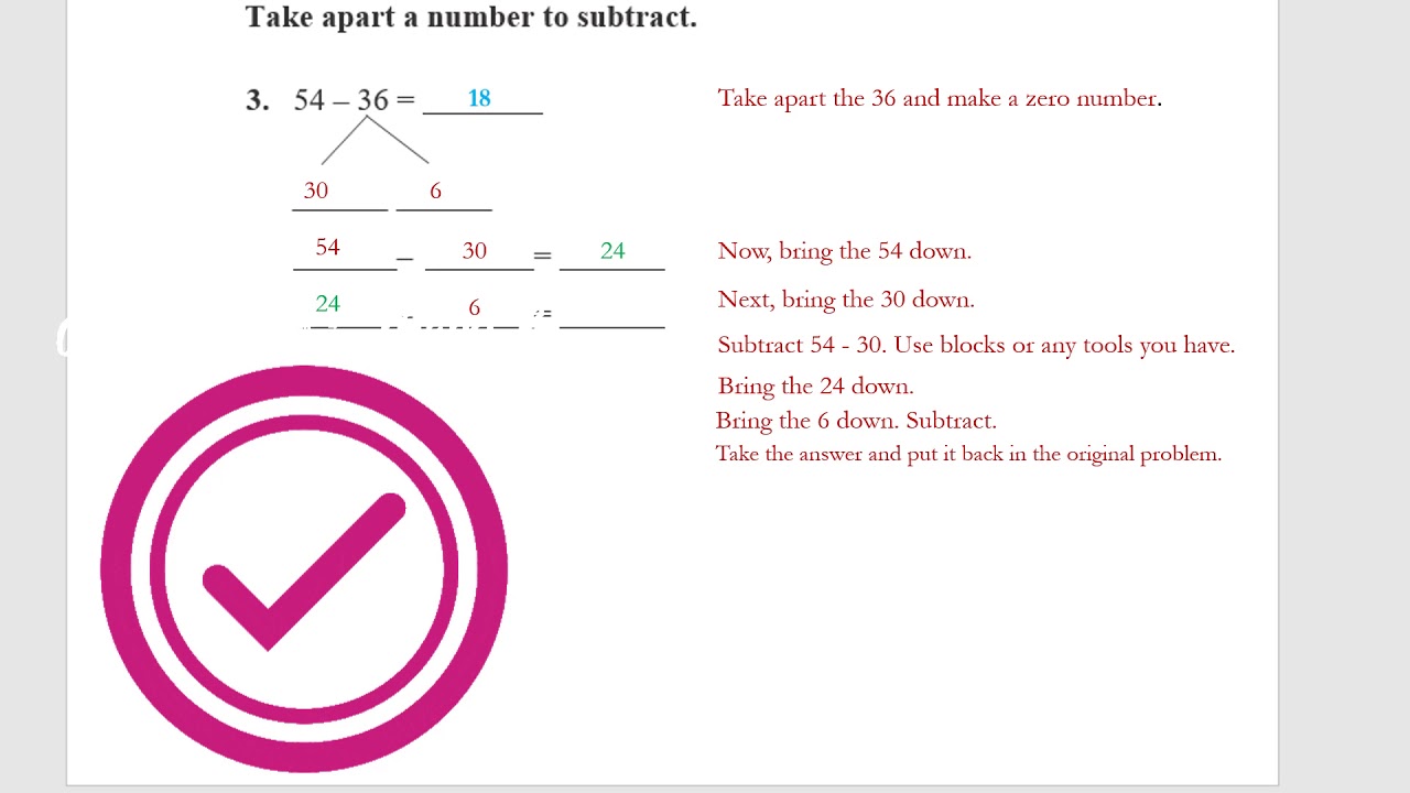 GP_Taking Apart Numbers to Make a Ten - YouTube