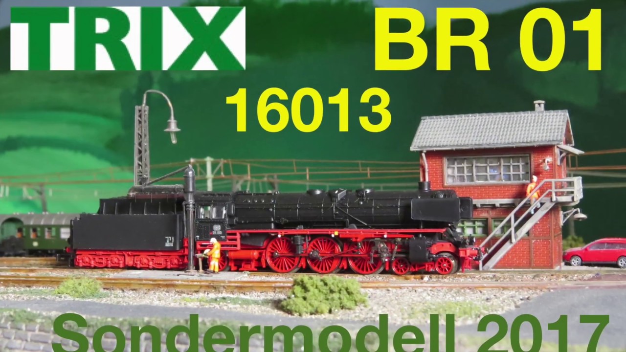 BR 01-150 de TRIX con sonido y efectos luminosos. (Trix 16013) - YouTube
