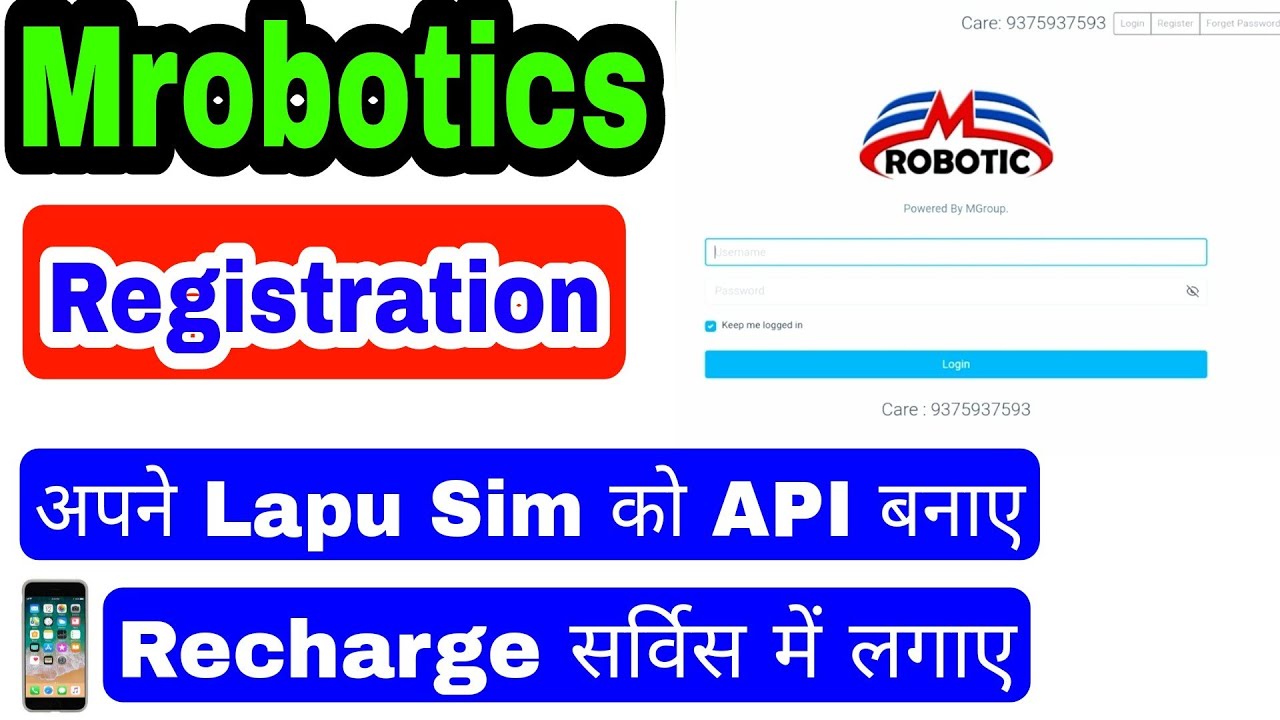 Mrobotics Par Account Kaise Banaye || How to Create account On Mrobotics Lapu system 2022 - YouTube