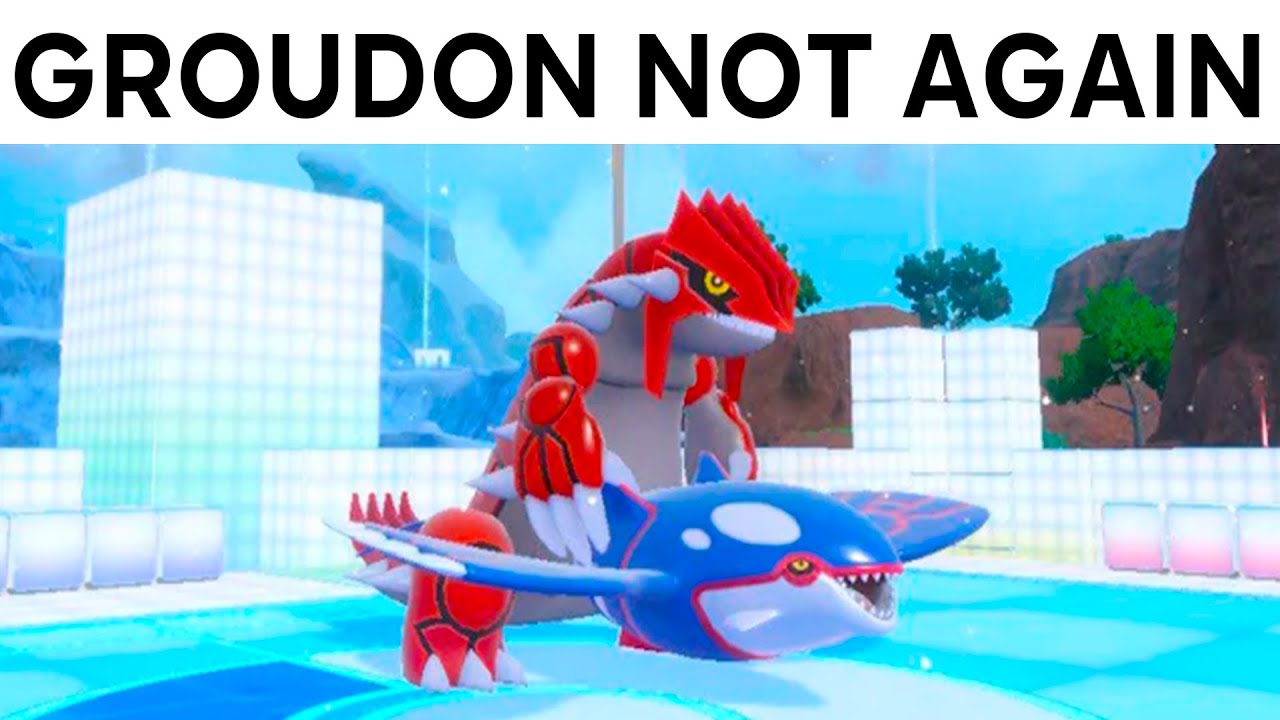 Pokemon Groudon Memes Kyogre Livesey YouTube