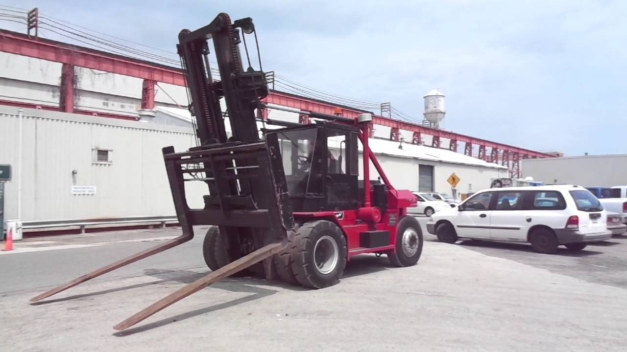 Taylor THD-300S 30,000 lbs Forklift- EQUIPSELLER.COM - YouTube