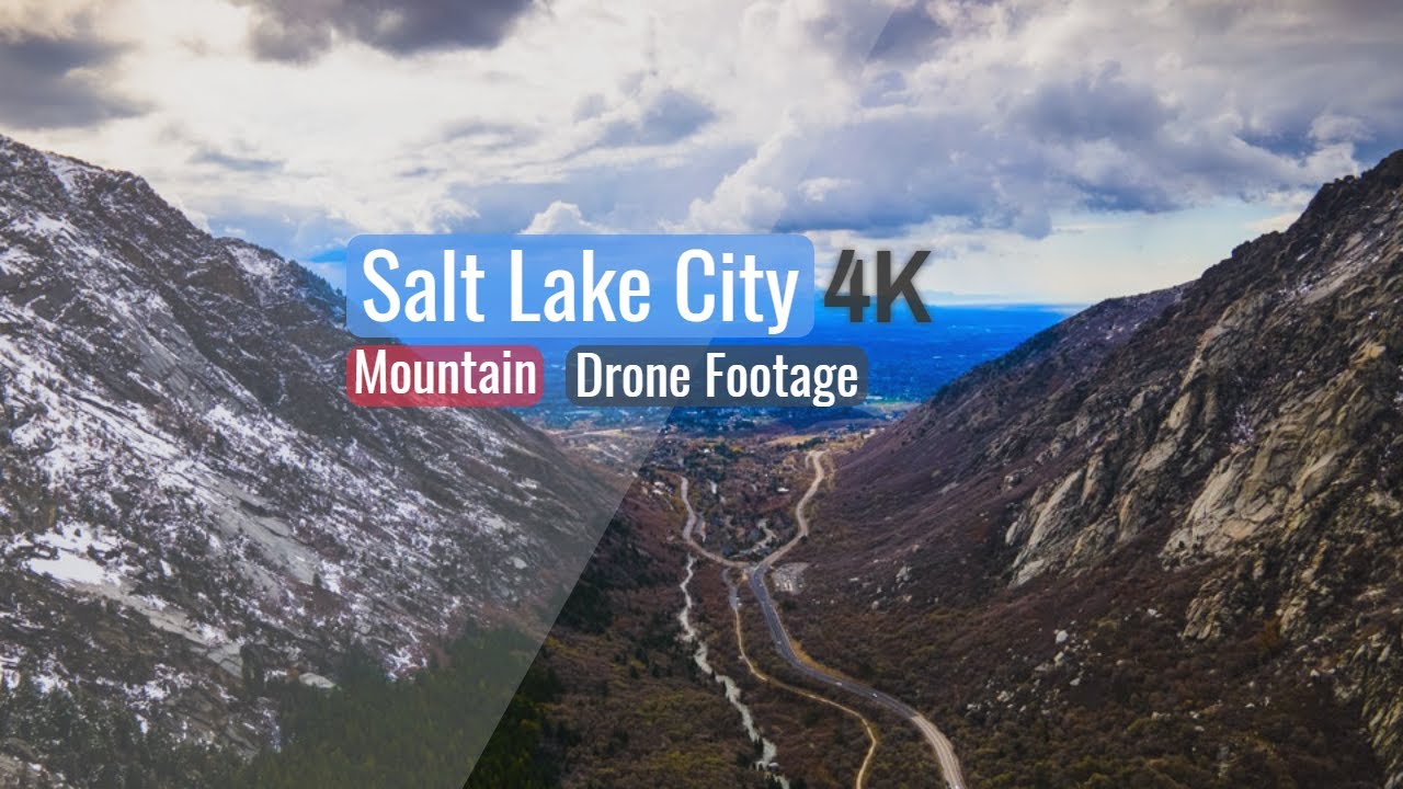 4K DRONE FILM: Salt Lake City Mountains + Relaxing Music - YouTube