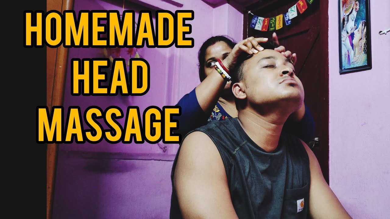 Relaxing Head Massage 💆‍♀️| Homemade ☺️ Head Massage ASMR 😍 - YouTube
