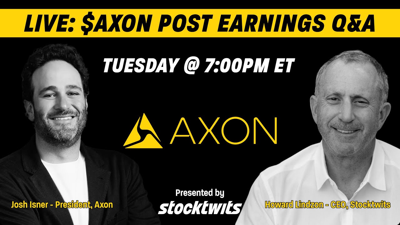 Post-Earnings Q&A Interview between $AXON President Josh Isner and ...