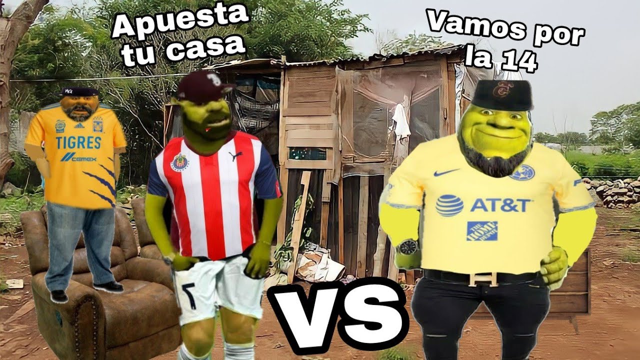 Shrek buchon se ENOJA por que LAS CHIVAS eliminaron a su AMERICA - YouTube