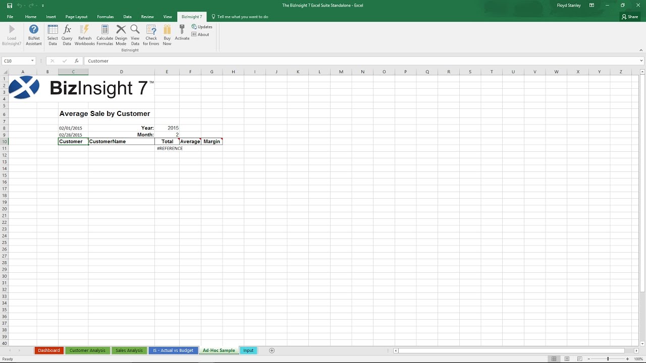 Intro to BizInsight 7 Standalone Version - YouTube