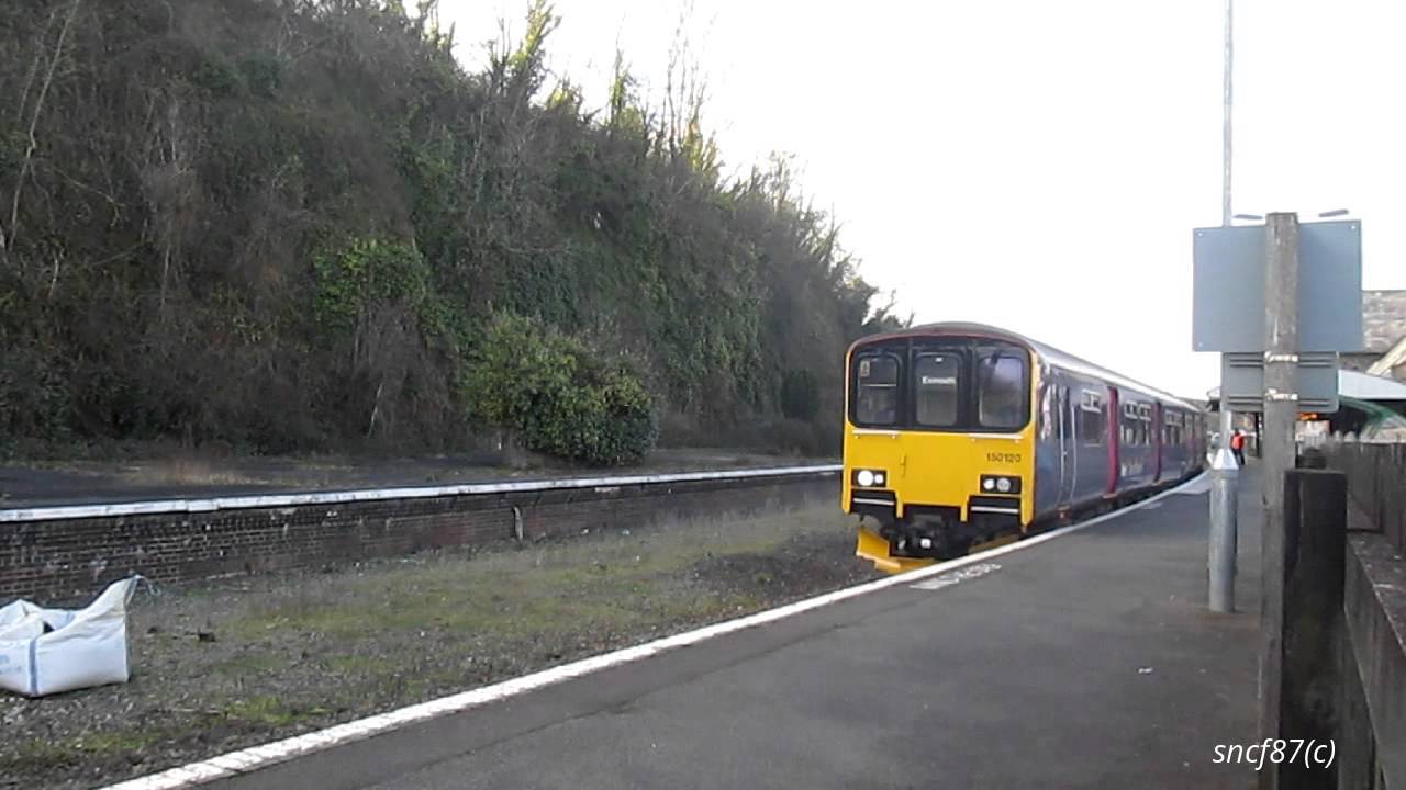 First Great Western Class 150 departing at Barnstaple - YouTube