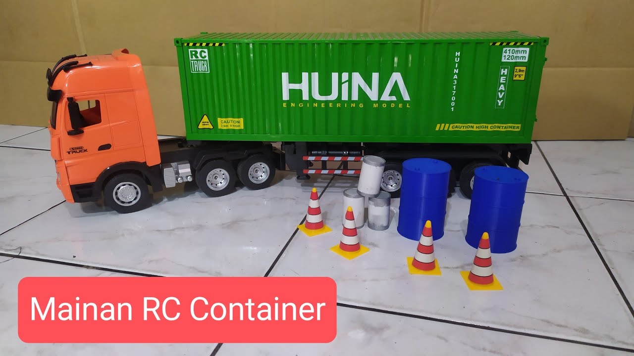 mainan mobil rc container, truck container, rc truk kontainer, rc mobil ...