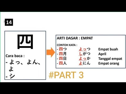 DAFTAR kanji N5 bahasa Jepang cocok buat pemula! #kanji - YouTube