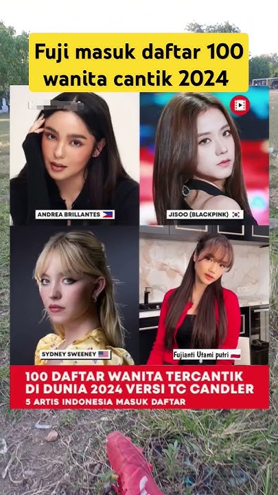 Fuji masuk daftar 100 wanita cantik 2024 #shorts #selebriti #aktrisindonesia #beritaartis # ...