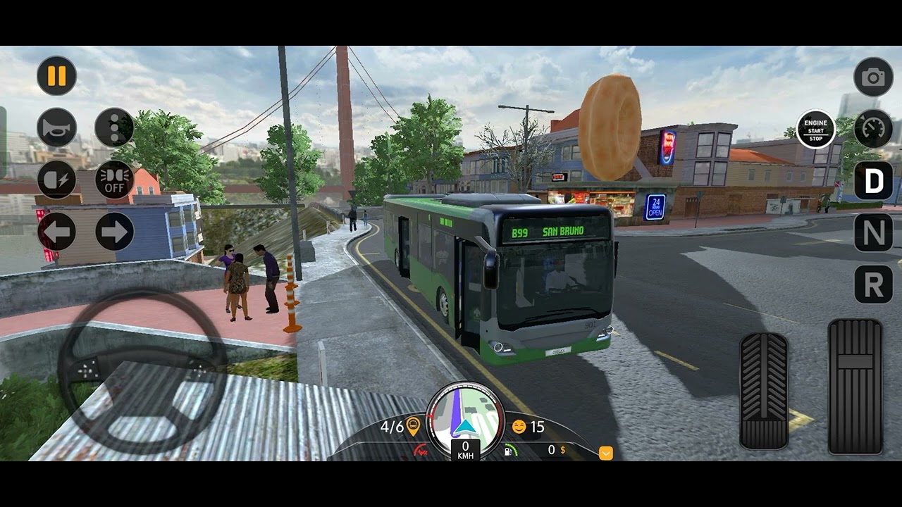 Bus Simulator 2023 : SAN FRANCISCO Map - Route 5 Gameplay FPP - YouTube