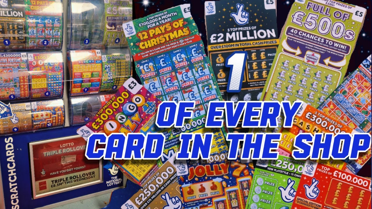 1 OF EVERY SCRATCHCARD FROM THE SHOP - YouTube