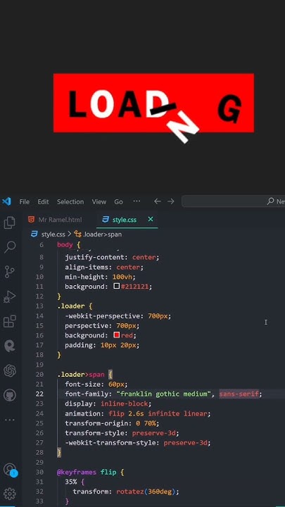 Awesome Loading Animation Html And Css🔥 Learncoding Coding Html Css