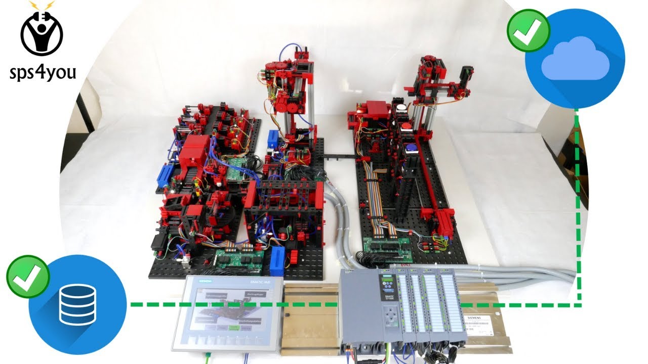 Fischertechnik SPS-Modell Fabrik Simulation mit Siemens S7-1500 - YouTube